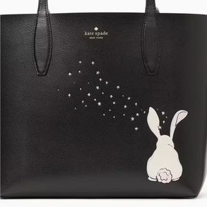 kate spade | Bags | Kate Spade Bunbun Bunny Rabbit Small Leather Tote ...